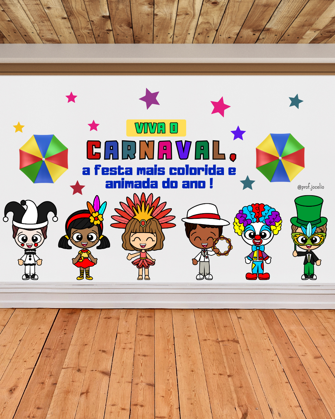 Mural Carnaval Estilo 1 – Sua Loja de Atividades Pedagógicas – Prof ...