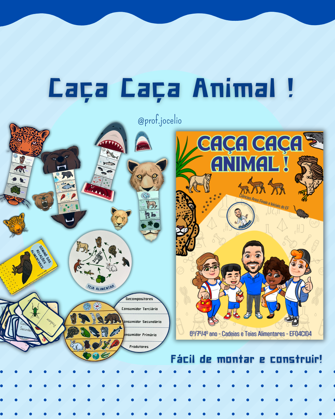 Caça Caça Animal – Sua Loja de Atividades Pedagógicas – Prof. Jocélio