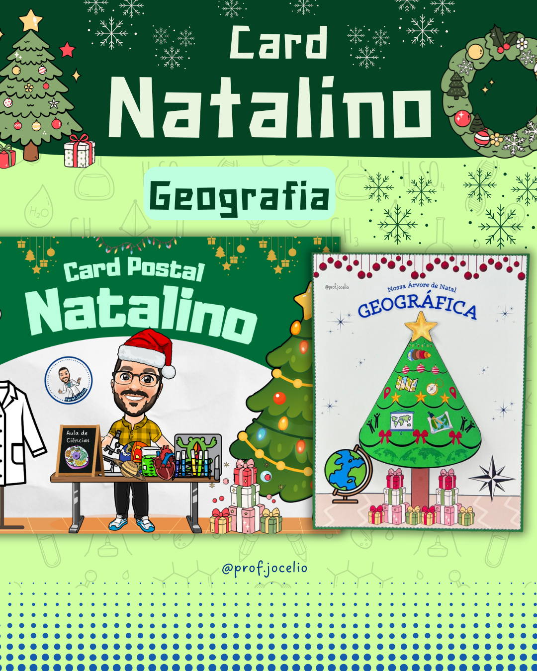 Card Natalino – Geografia – Sua Loja de Atividades Pedagógicas – Prof ...