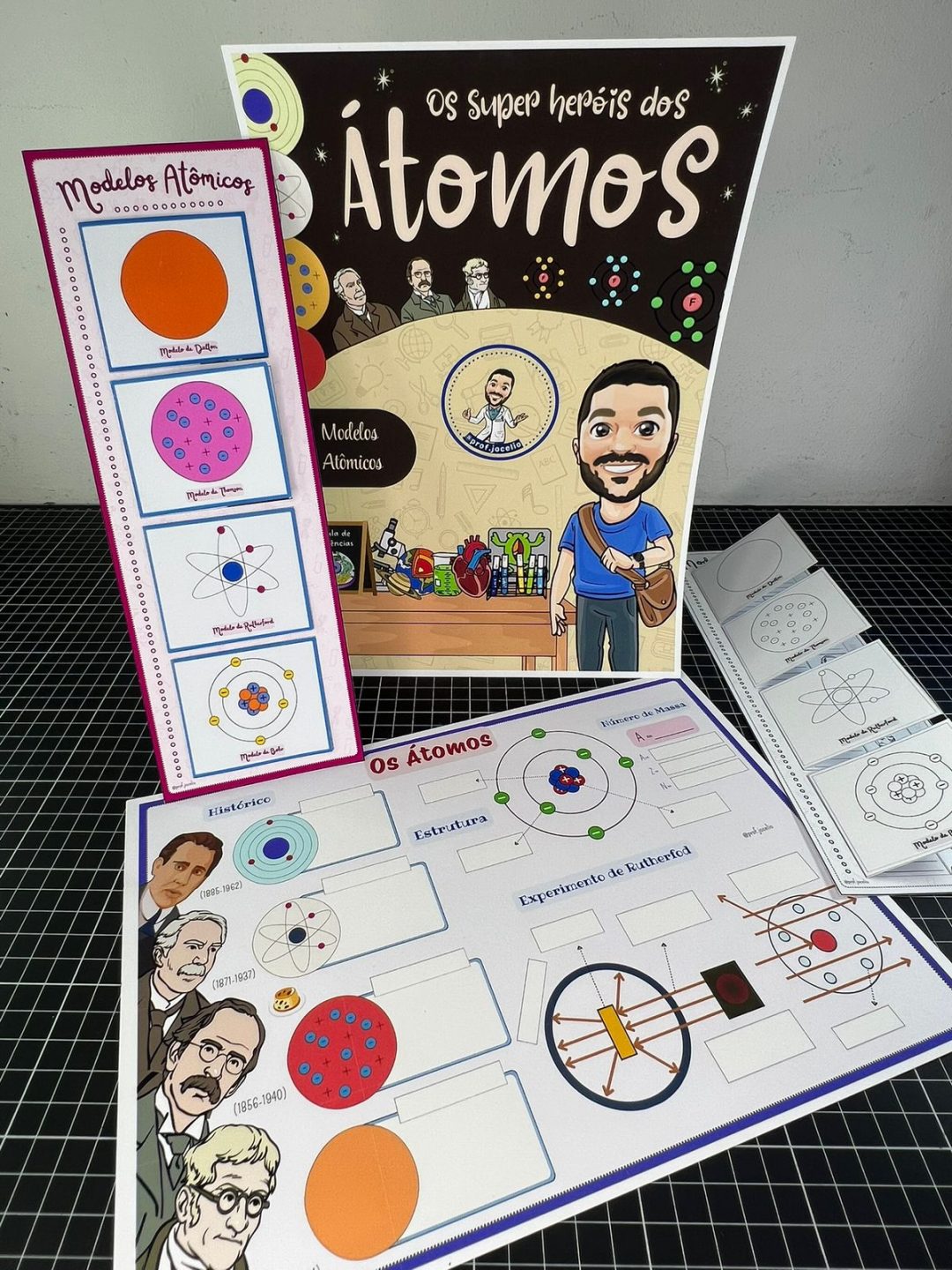 Super Herói do Átomos – Sua Loja de Atividades Pedagógicas – Prof. Jocélio